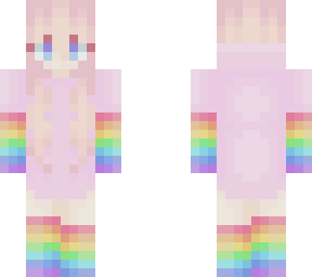 rainbow hoodie | Minecraft Skins