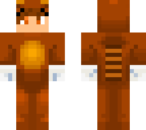 chippy in a tanuki suit from mario 3d world | Minecraft Skin
