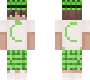 crack green | Minecraft Skin