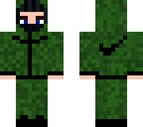 Creeper Nike Tech Fleece ( Green. Olive ) | Minecraft Skin