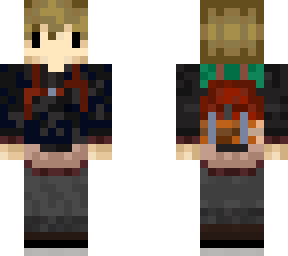 grian backpack with arrow qiver | Minecraft Skin