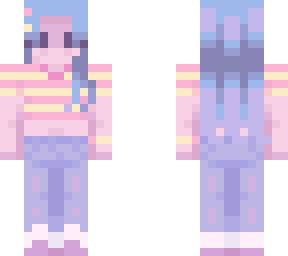 strawberry milkshake w/ fries | Minecraft Skin