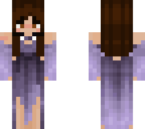 vestido roxo | Minecraft Skin