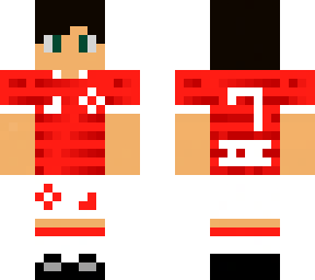 Internacional camisa 7 | Minecraft Skin