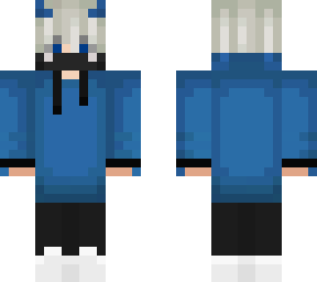Blue Devil Boy | Minecraft Skin