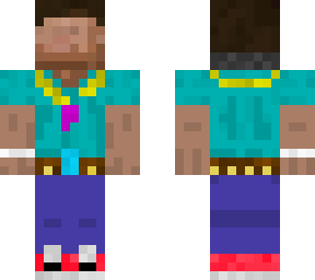 Drippy steve for thomas rig | Minecraft Skin