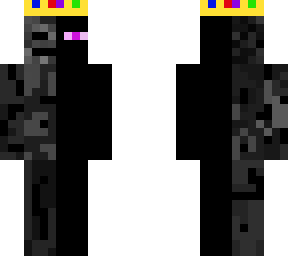 half wither skeleton half enderman | Minecraft Skin