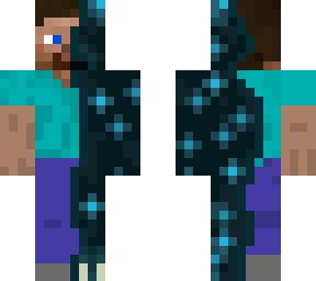 Infected Steve (Sculk Update) | Minecraft Skin