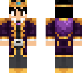 Kirito purple king | Minecraft Skin