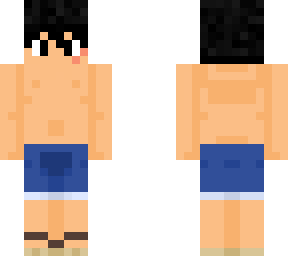 luffy no hat | Minecraft Skins
