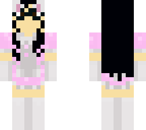 Pink Maid Girl | Minecraft Skin