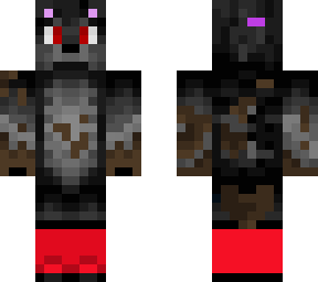 Schwarz/Lila Wolf | Minecraft Skin