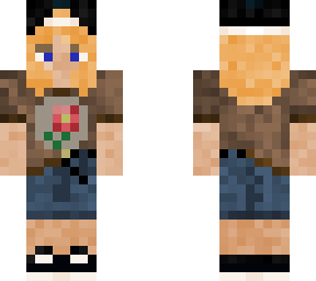 Baggy shirt and jorts | Minecraft Skin