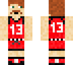 Gnil'town Red Devils Basketball Jersey | Minecraft Skin