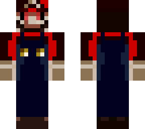 Super Horror Mario | Minecraft Skin