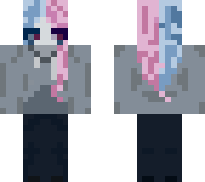 pink and blue | Minecraft Skin