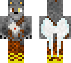 Wolf Harpy Skin mix | Minecraft Skin