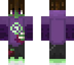green n purple zombie | Minecraft Skin