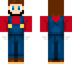 Hatless Mario | Minecraft Skin