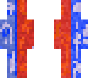 fire and ice | Minecraft Skins