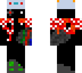 Mutated axolotl man | Minecraft Skin
