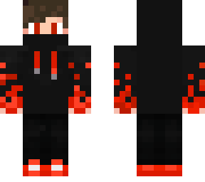 red and black | Minecraft Skins