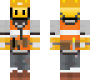 Cubo de soga constructor | Minecraft Skin