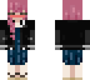 Kikuri Hiroi RE-COLOR blue chromatic dress & black sweatshirt ...