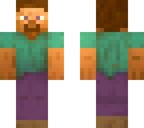 Nostalgic Steve with beard | Minecraft Skin