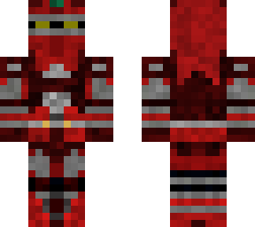 Red Striker Borg/Reddle | Minecraft Skin