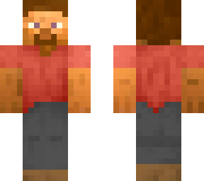 Steve Red Shirt | Minecraft Skin