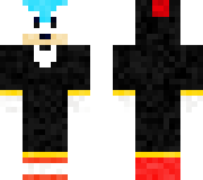 Classic Sonic Shadow | Minecraft Skin