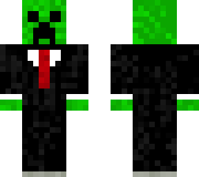 creeper in a suit | Minecraft Skins