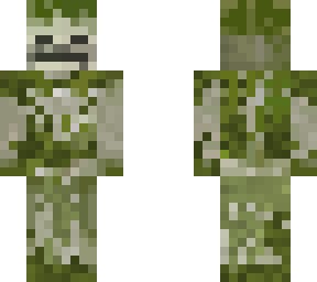 mossy skeleton | Minecraft Skin