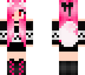 Pink Puppy Girl | Minecraft Skin