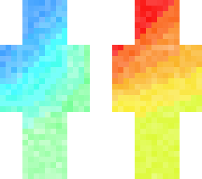 fire and water | Minecraft Skins