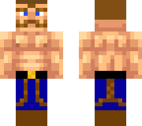 Moustache Strongman | Minecraft Skin