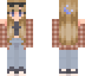girl with glasses | Minecraft Skins
