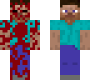 Double sided good and evil steve | Minecraft Skin