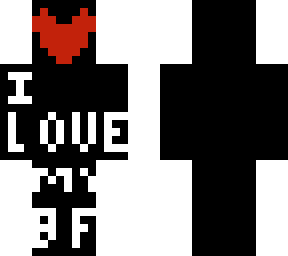 I Love my BF | Minecraft Skin