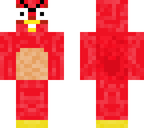 Red from Angry birds | Minecraft Skin