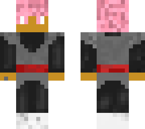 Super Saiyan Ros Devin Black | Minecraft Skin