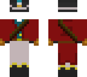 1D Infantry of Foot Template | Minecraft Skin