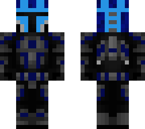 Blue Mandalorian 2 | Minecraft Skin