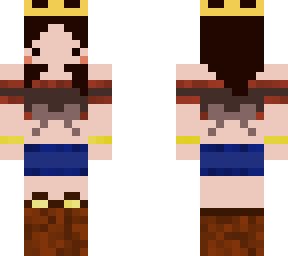 Cow girl queen | Minecraft Skin