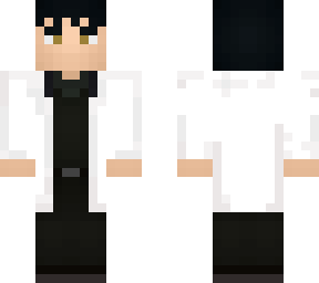 Okabe 0 with coat | Minecraft Skin