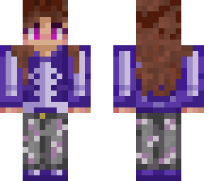 purple skeleton | Minecraft Skins