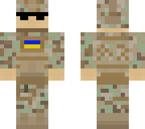 Ukrainian Soldier | Minecraft Skin