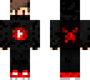 Youtuber (Red Effect) | Minecraft Skin