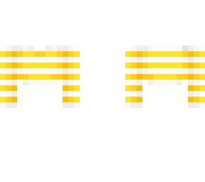 OB - White & Yellow Bee Stripe Top | Minecraft Skin